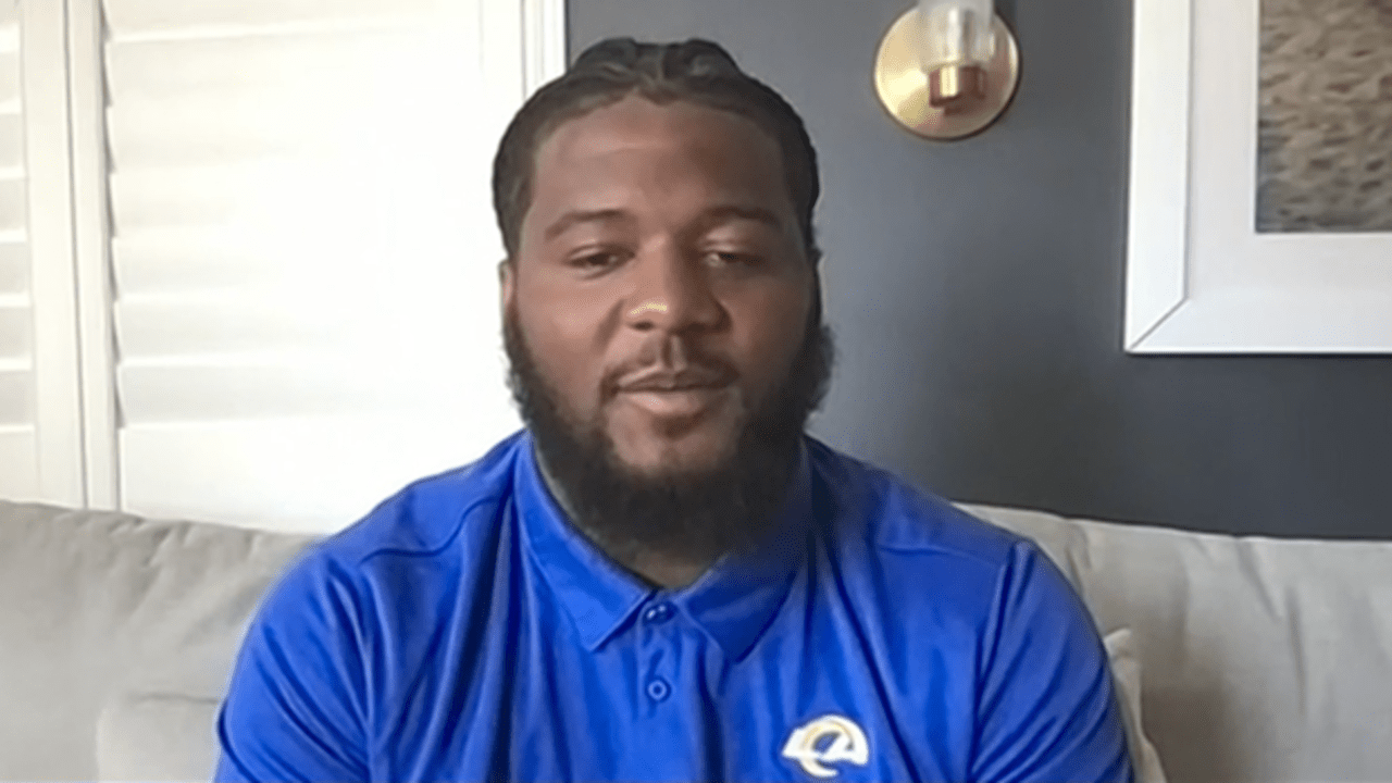 Los Angeles Rams DE Desjuan Johnson, Mr. Irrelevant from 2023 NFL Draft ...