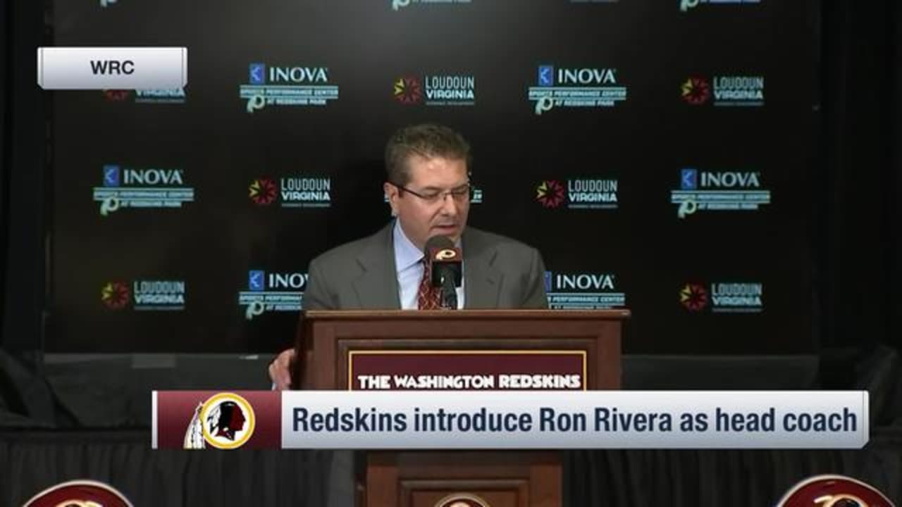Redskins introduce Ron Rivera as head coach