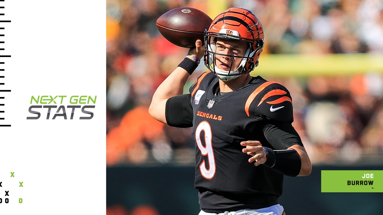 Next Gen Stats: Cincinnati Bengals' quarterback Joe Burrow’s 5 most ...
