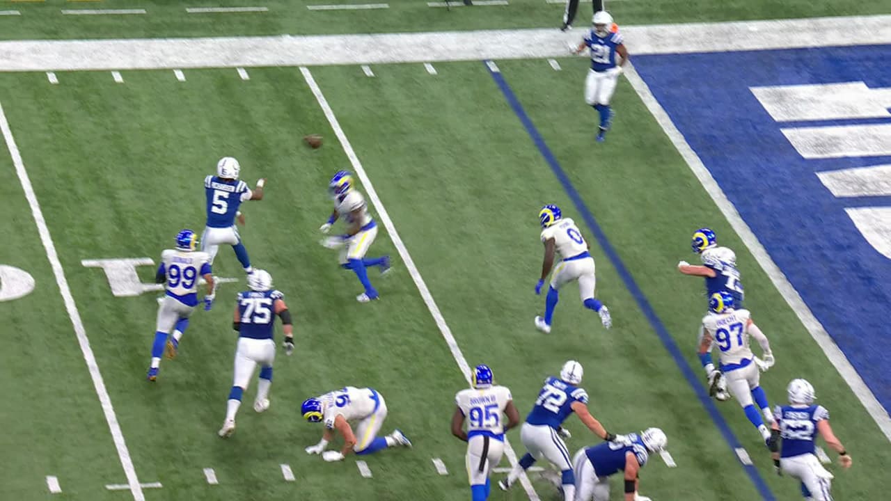 Indianapolis Colts quarterback Anthony Richardson escapes would-be sack ...