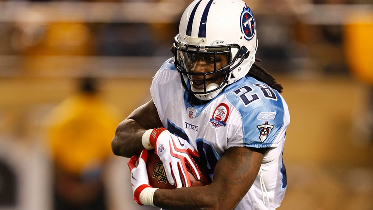 NFL Throwback: Titans running back Chris Johnson racks up 55.4 fantasy ...