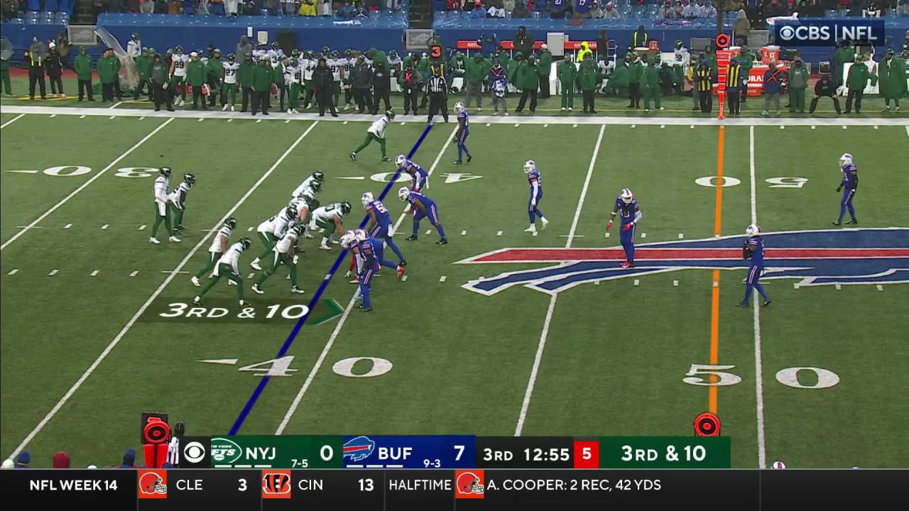 New York Jets quarterback Mike White's 26-yard pass to wide receiver ...