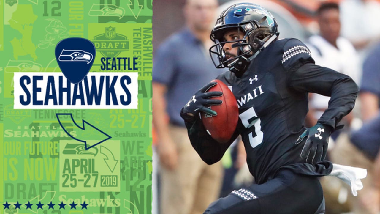 Seattle Seahawks select Hawaii wide receiver John Ursua No. 236 in the ...