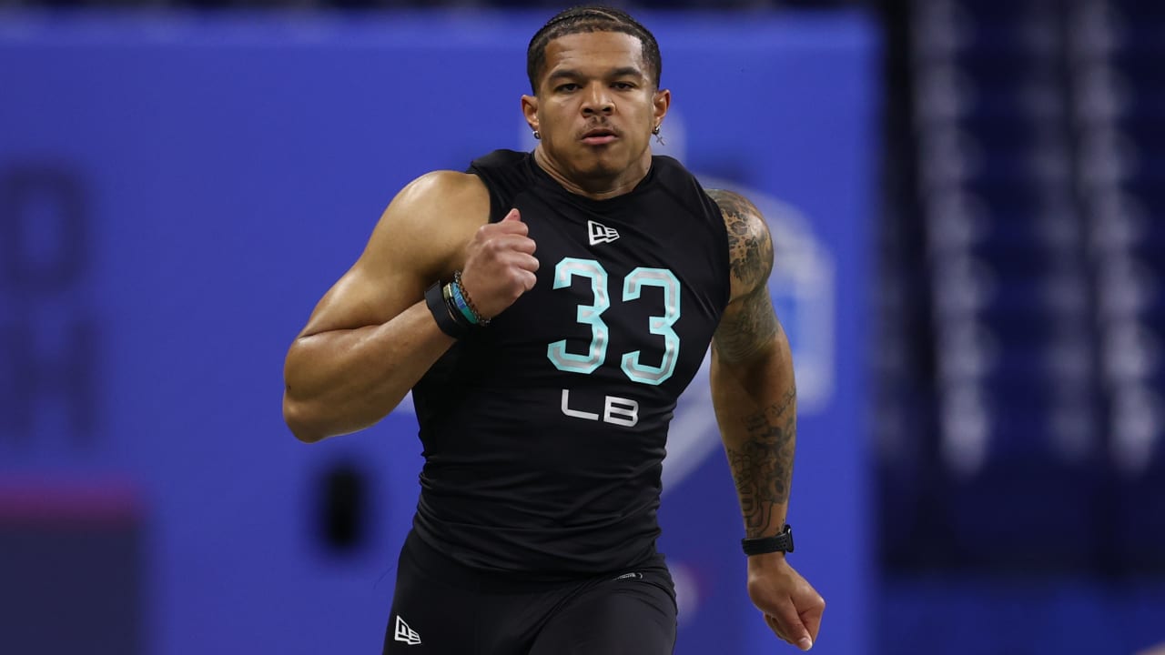 Linebacker Brandon Smith runs official 4.52-second 40-yard dash at 2022 ...