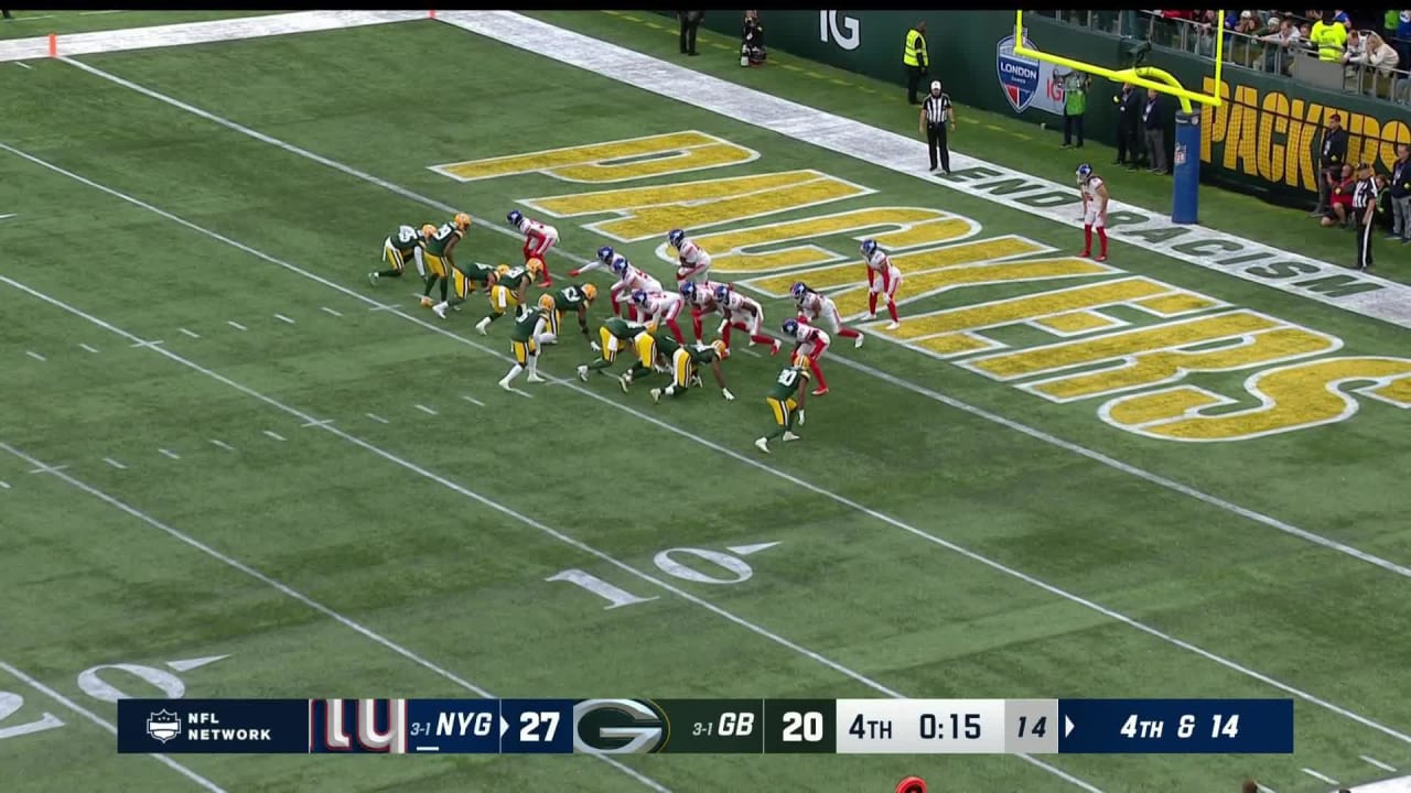 'Scottish Hammer' takes a safety, letting time run off the clock for Giants