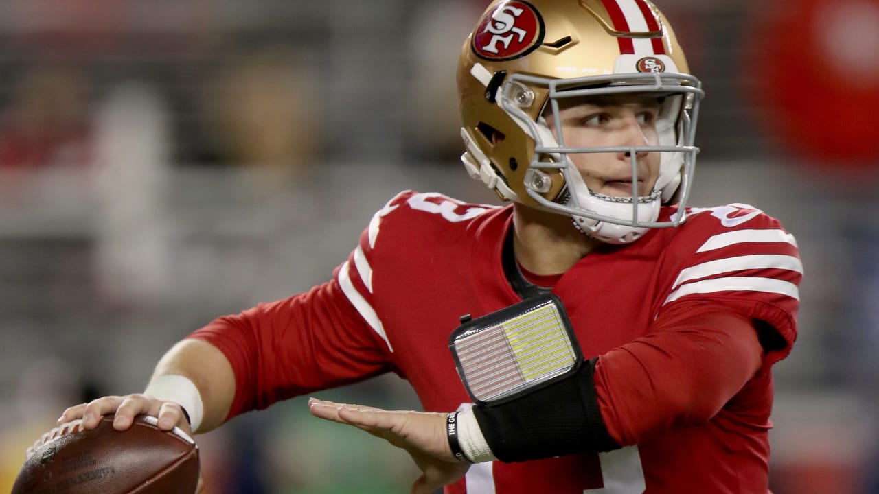 49ers coach Kyle Shanahan says he expects QB Brock Purdy (elbow) back ...