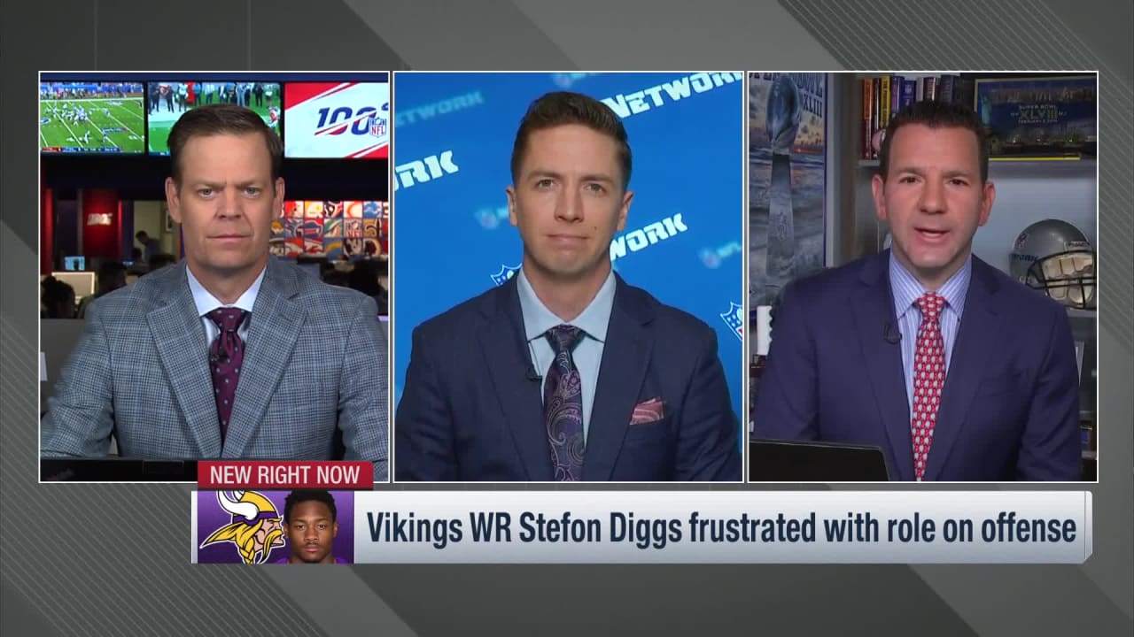 Ian Rapoport: Stefon Diggs 'not happy' with Vikings' offense