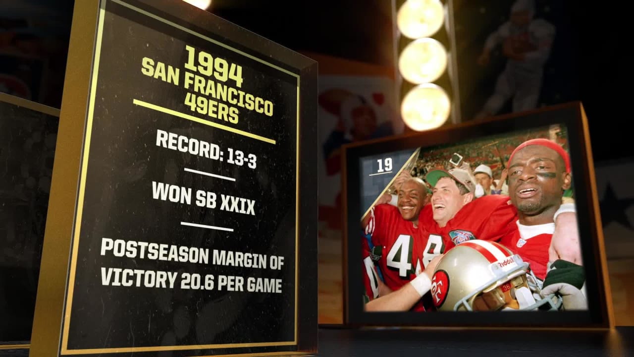 'NFL 100 Greatest' Teams, No. 19: 1994 San Francisco 49ers