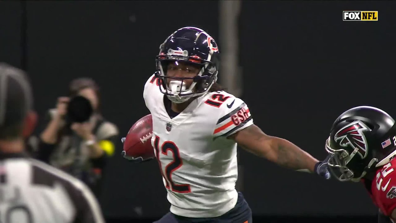 Chicago Bears wide receiver Velus Jones Jr. mashes the accelerator for ...