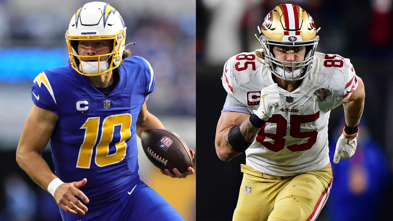 Chargers QB Justin Herbert, 49ers TE George Kittle lead NFL Players of ...