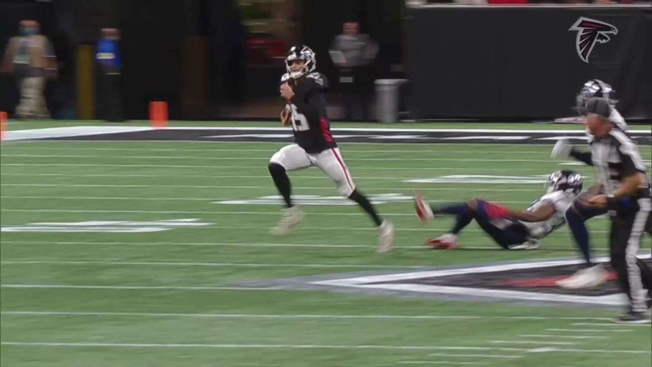 Atlanta Falcons quarterback Feleipe Franks fires up the afterburners ...