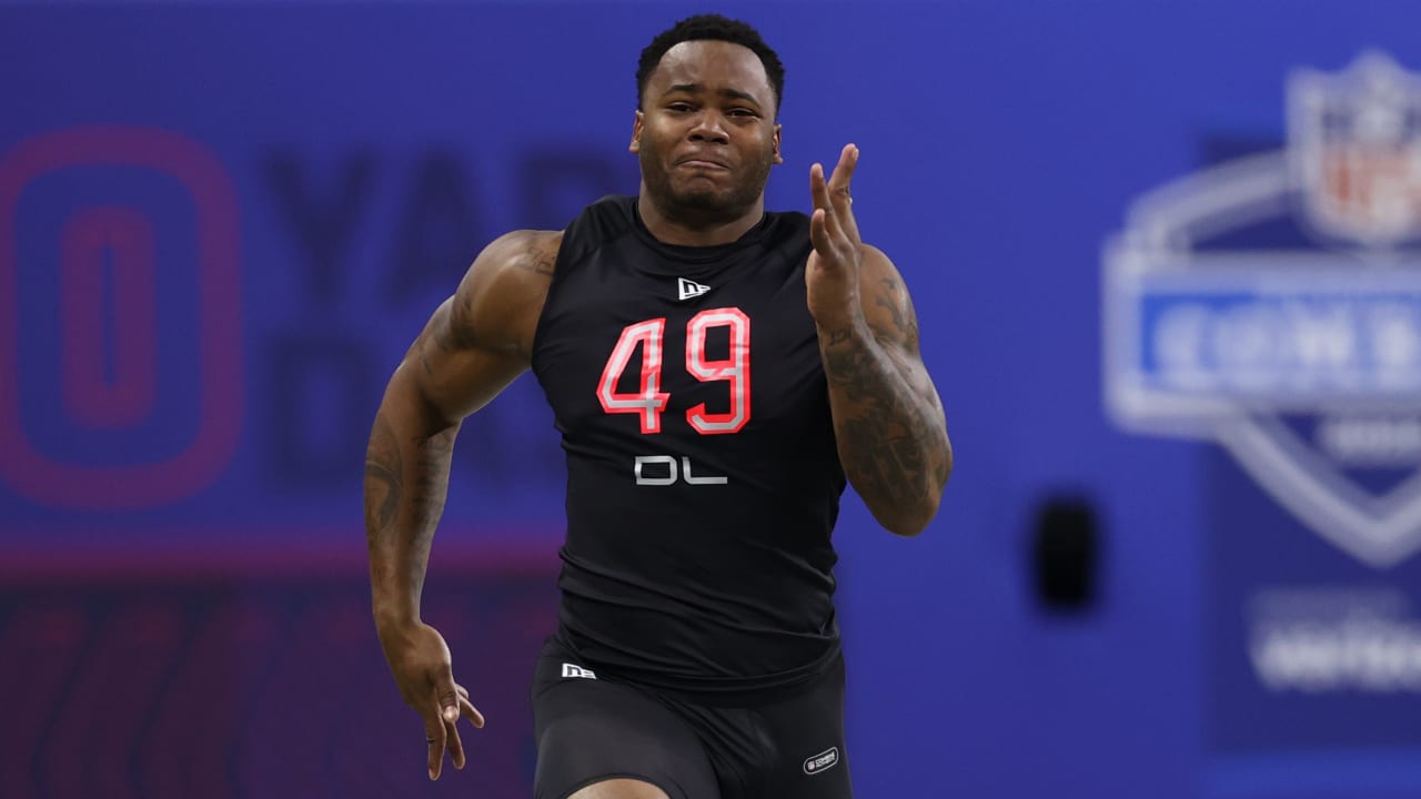 Defensive lineman Sam Williams runs official 4.46-second 40-yard dash ...