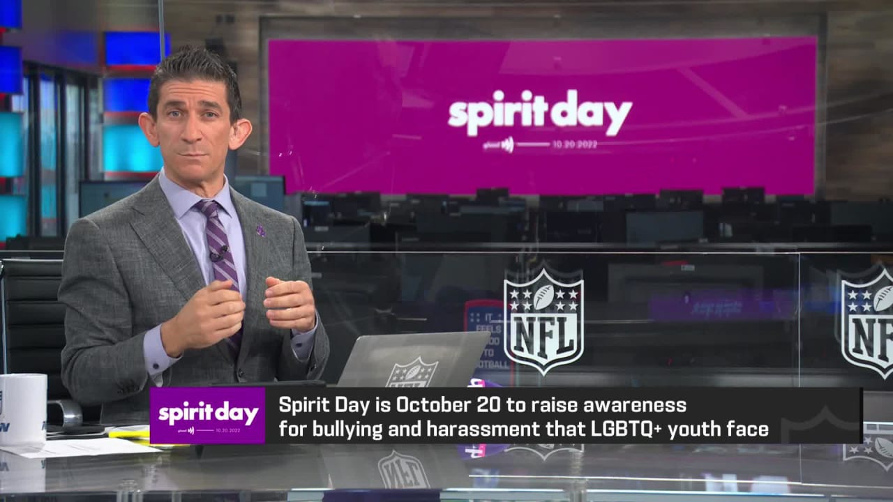 NFL Network's Andrew Andrew Siciliano highlights Spirit Day 2022 on NFL ...