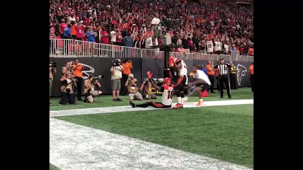 See how the Bengals' game-winning touchdown looked from the field