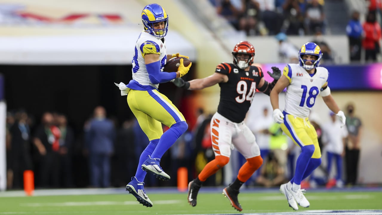 Los Angeles Rams tight end Brycen Hopkins' second catch of 2021 season ...