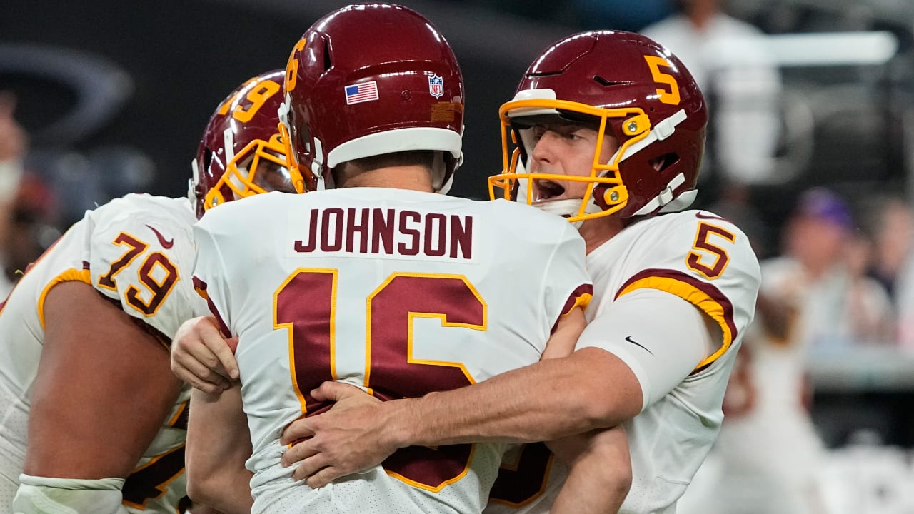 Washington Football Team kicker Brian Johnson kicks 48-yard FG to take ...