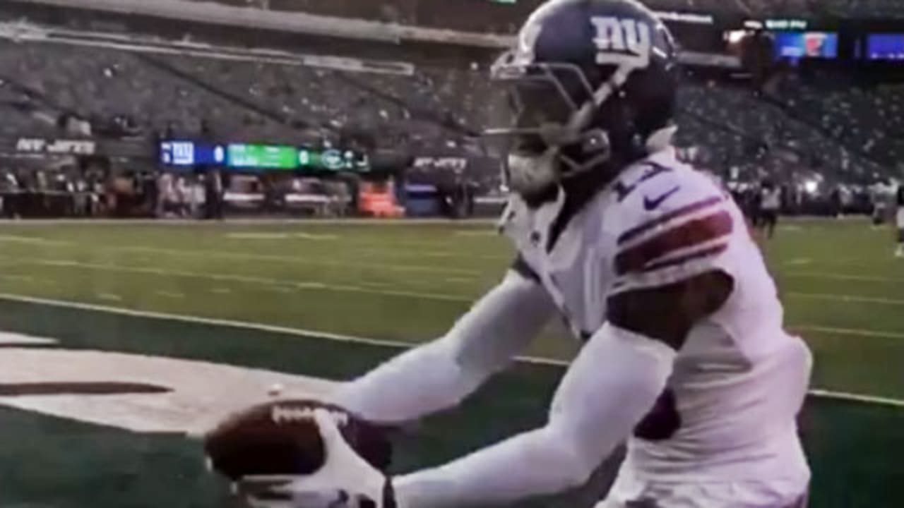 OBJ catches pass from fan during pregame warm-ups