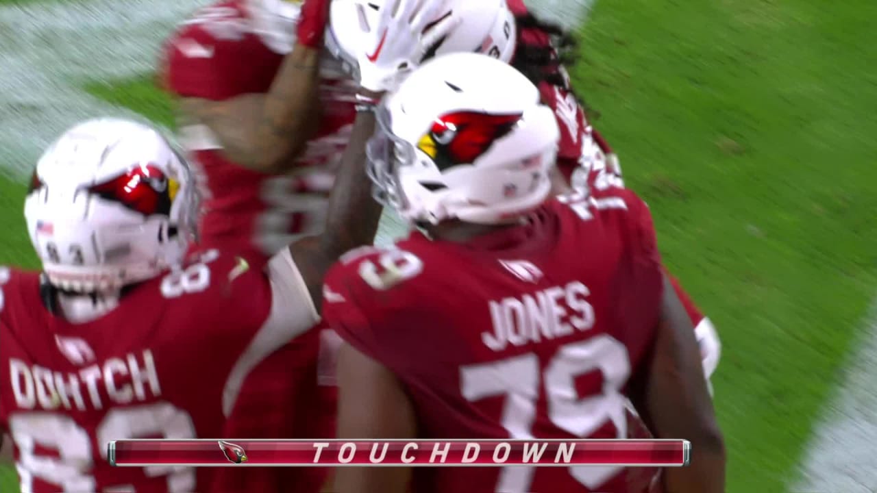 Arizona Cardinals running back Keontay Ingram shows his physicality on ...