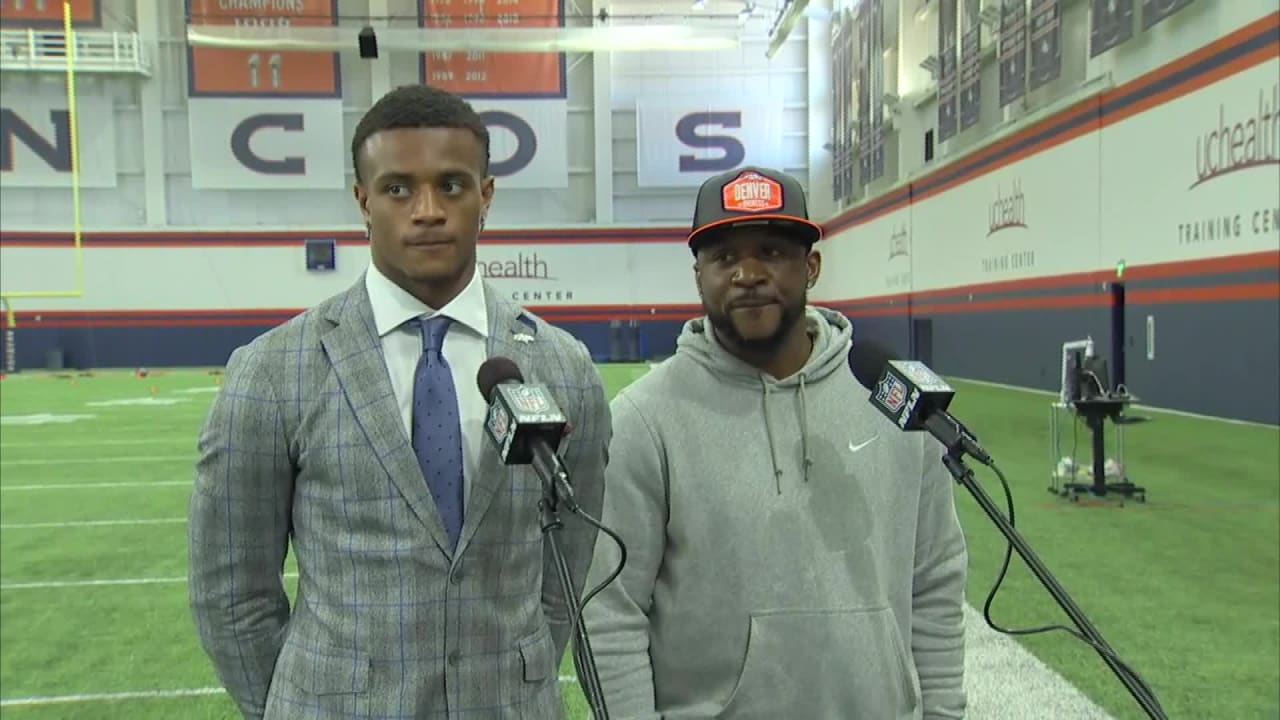 Denver Broncos rookie cornerback Patrick Surtain II and his dad discuss ...