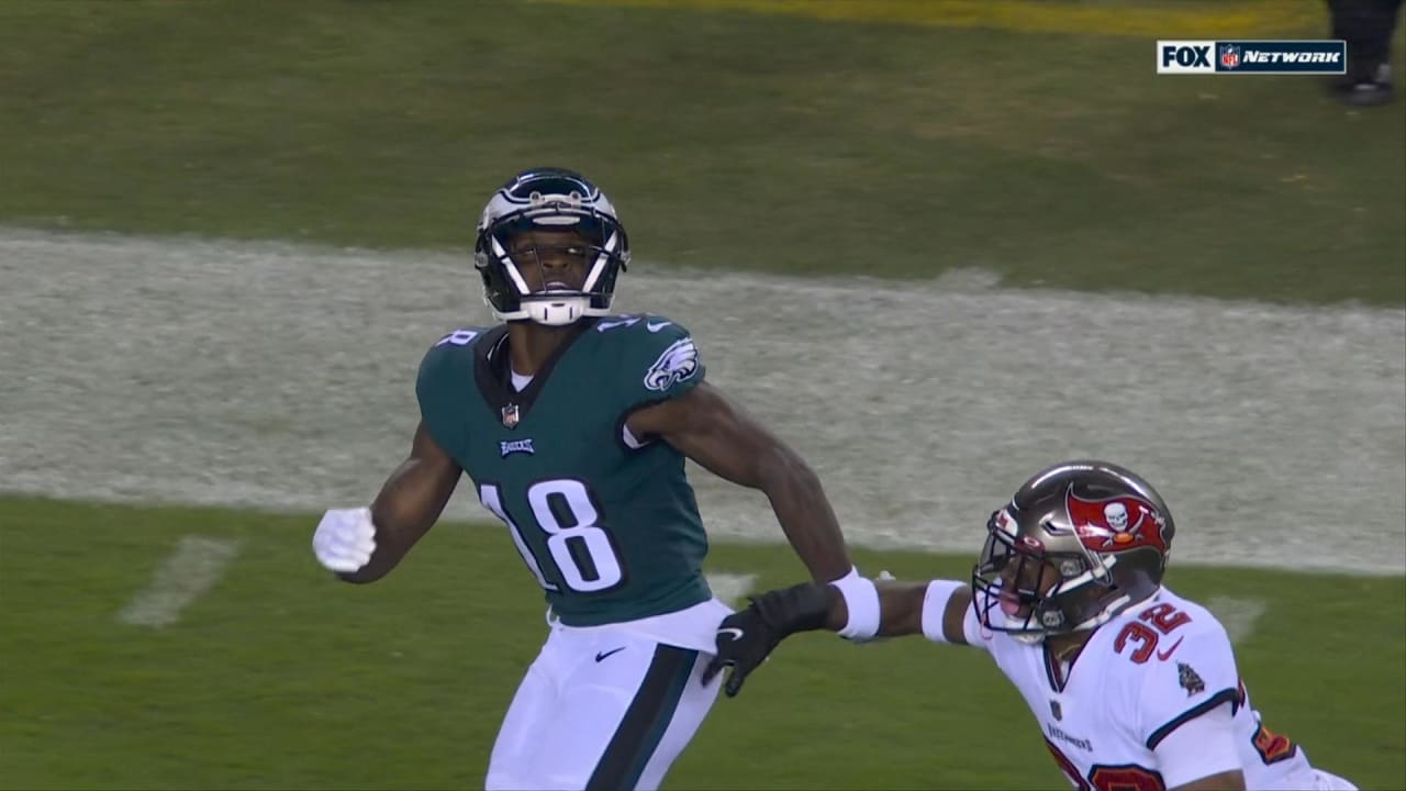 Philadelphia Eagles wide receiver Jalen Reagor draws second pass ...