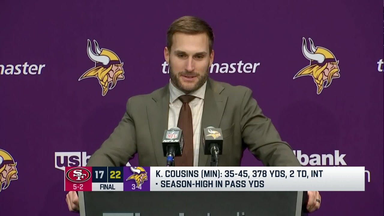 Minnesota Vikings quarterback Kirk Cousins praises wide receiver Jordan ...