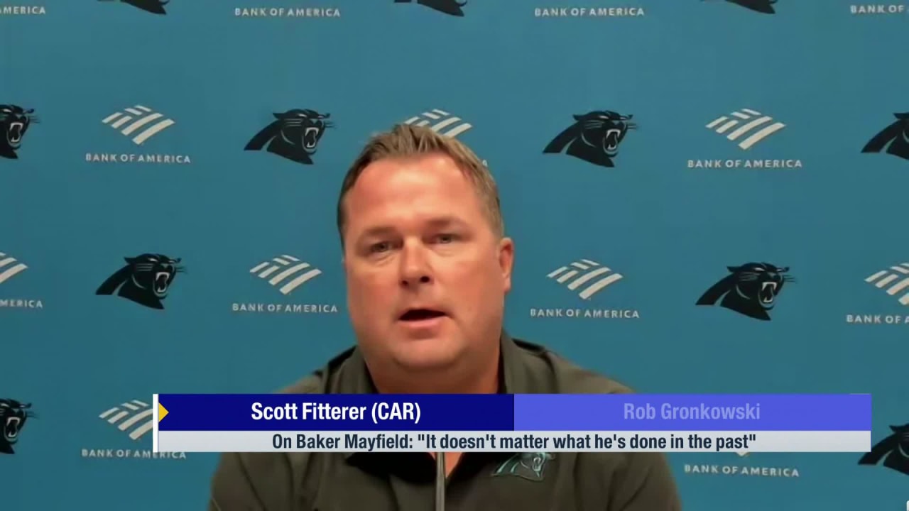 Carolina Panthers general manager Scott Fitterer on quarterback Baker ...