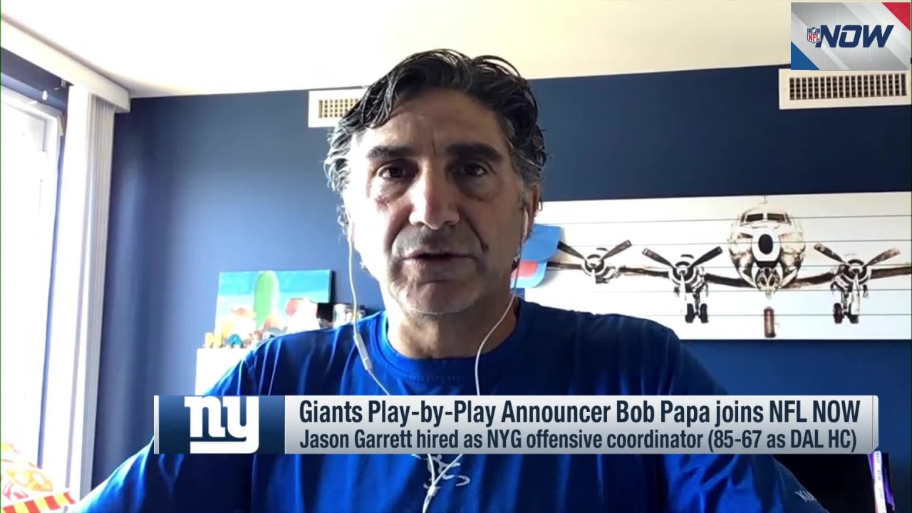 New York Giants play-by-play announcer Bob Papa: Jason Garrett was a ...