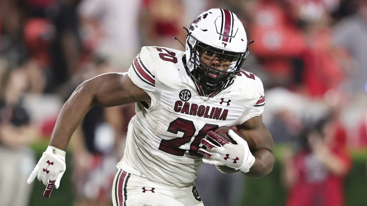 New England Patriots select running back Kevin Harris in Round 6 of ...