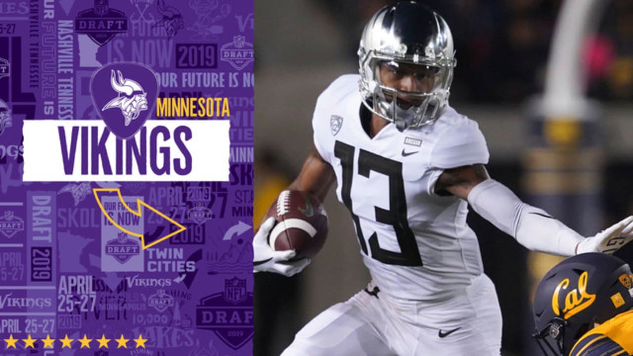 Minnesota Vikings select Oregon wide receiver Dillon Mitchell No. 239 ...