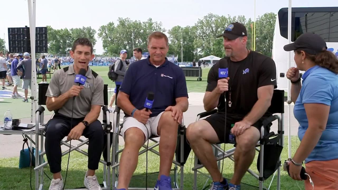Detroit Lions head coach Dan Campbell sit down with NFL Network's ...