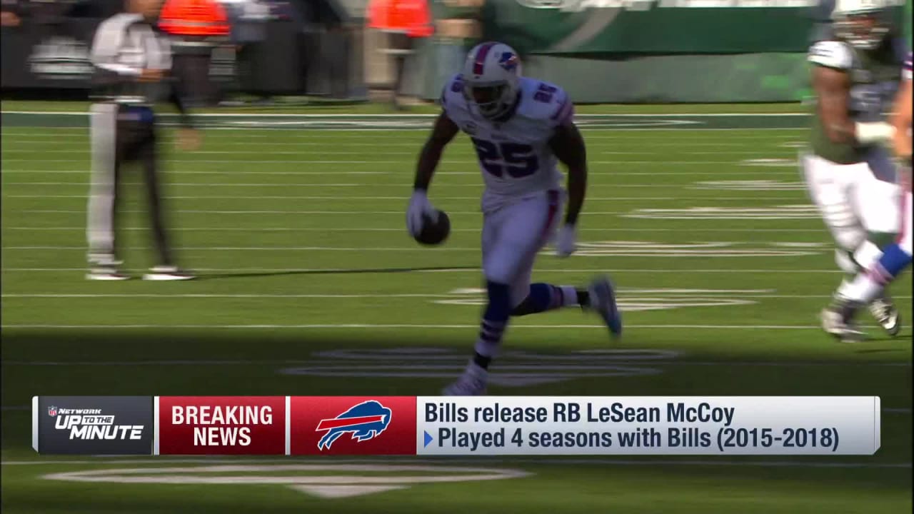 Bills release LeSean McCoy after spending four seasons in Buffalo