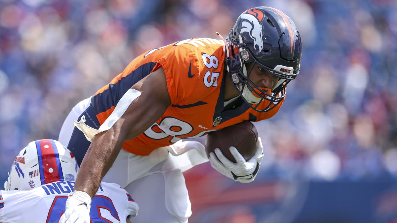 Denver Broncos wide receiver Albert Okwuegbunam makes incredible ...