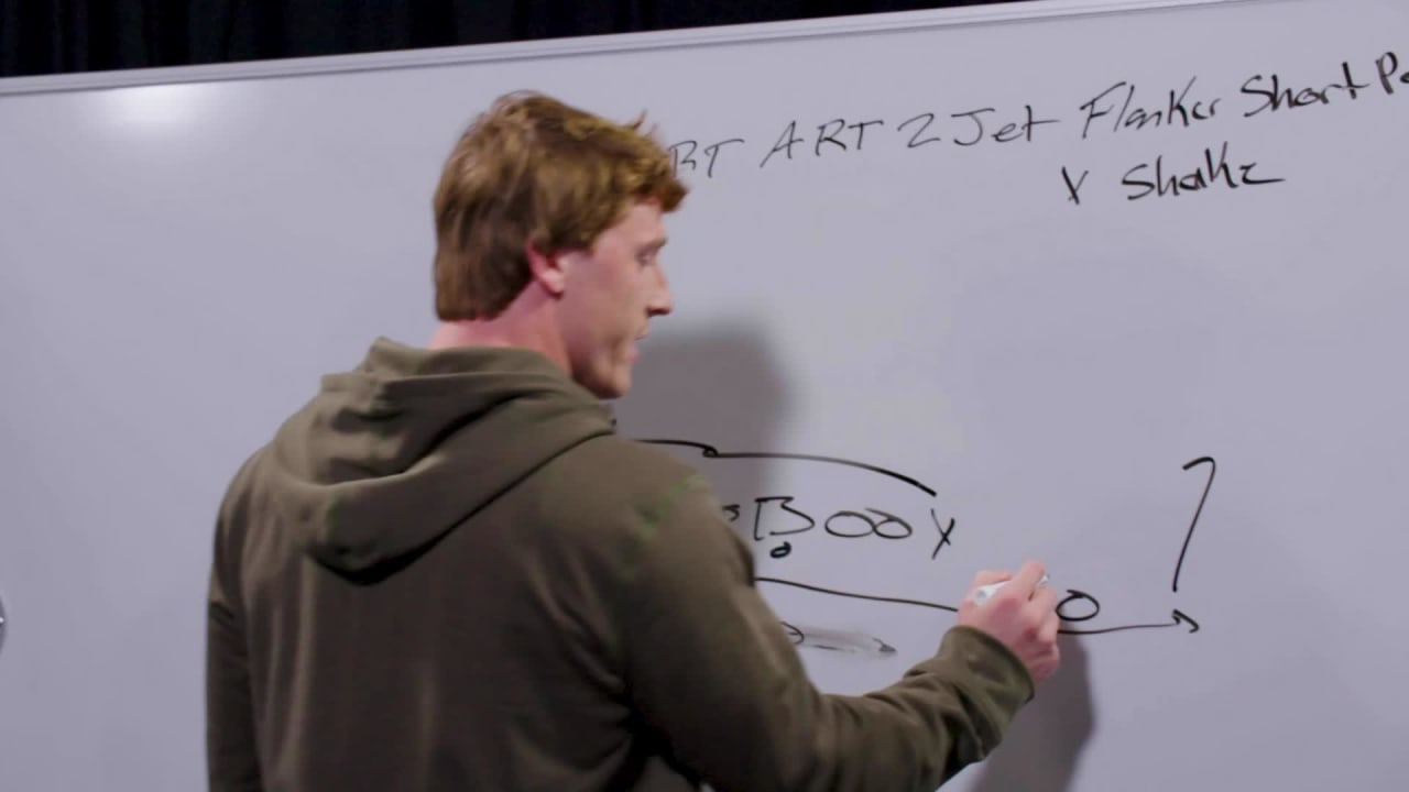 Quarterback Max Duggan goes through NFL Media's Steve Mariucci's 'Draw ...