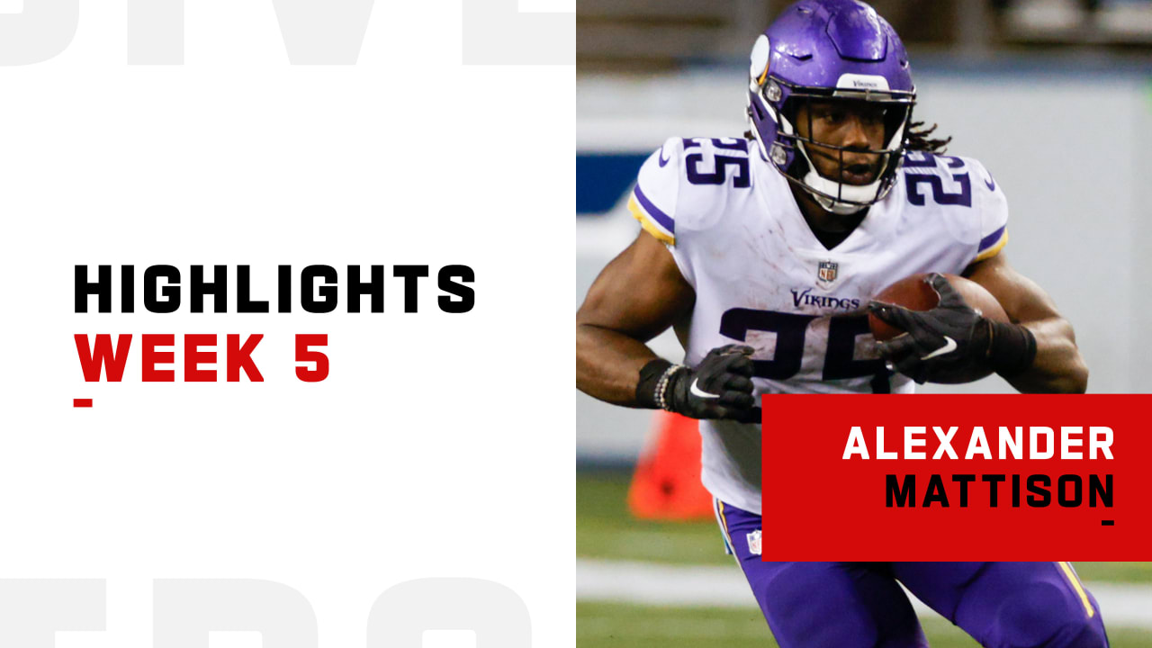 Minnesota Vikings running back Alexander Mattison's best plays from ...