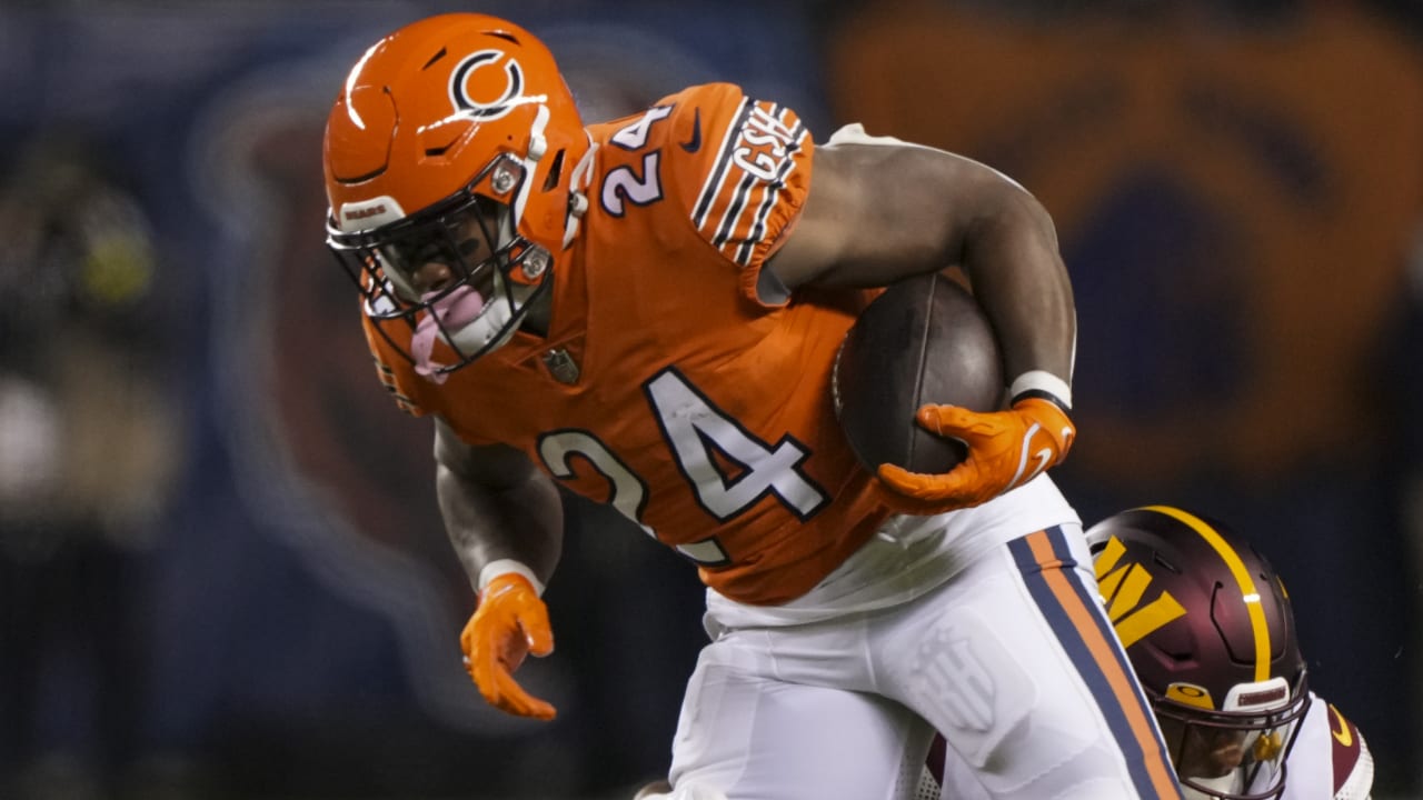 Chicago Bears running back Khalil Herbert makes case for 'Madden ...
