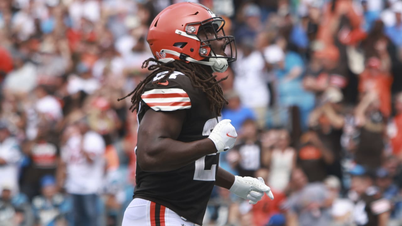Cleveland Browns running back Kareem Hunt scores easy TD on play-action ...