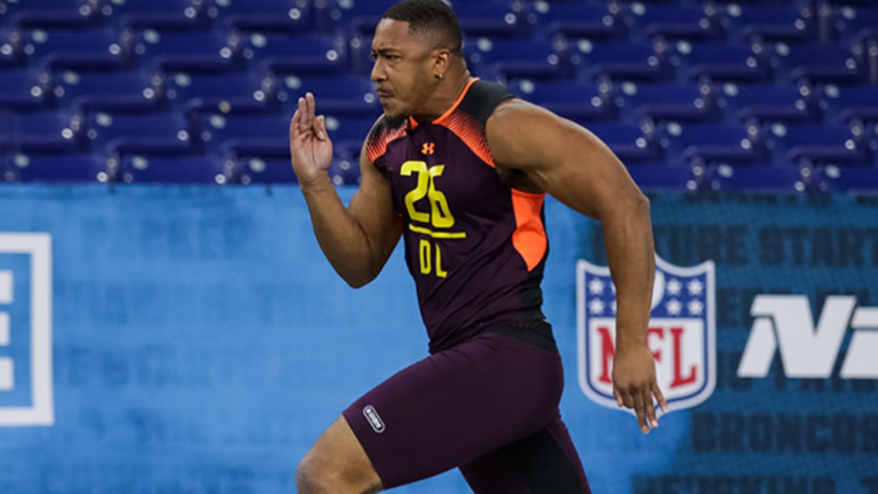 Jordan Brailford runs an official 4.65 40-yard dash at 2019 combine