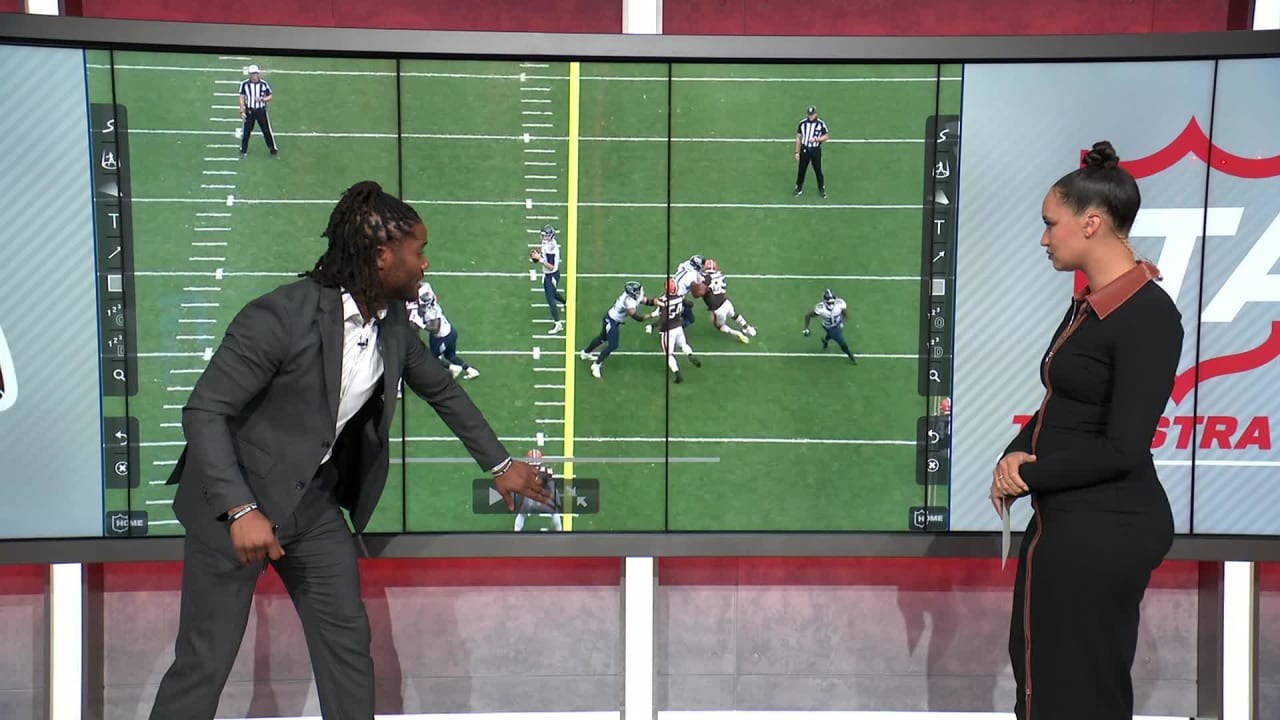 NFL Network's Michael Robinson's Film breakdown of Cleveland Browns defensive end Myles Garrett ...