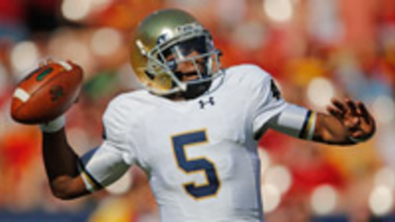 Report: Notre Dame QB Everett Golson inquires about LSU