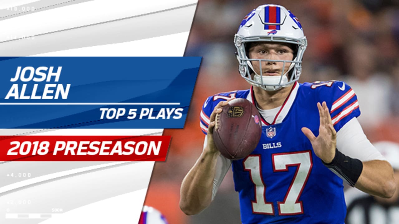 Top 5 Josh Allen Plays | 2018 Preseason