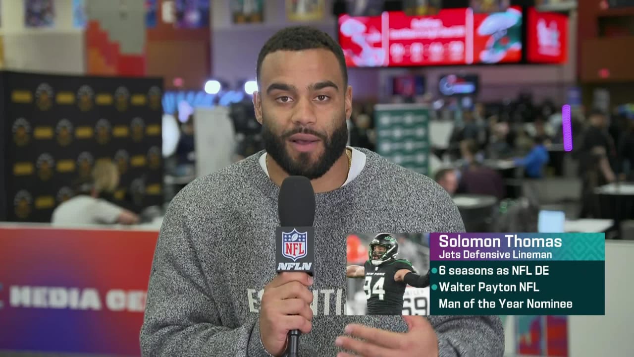 Defensive tackle Solomon Thomas joins 'Super Bowl Live' to discuss ...