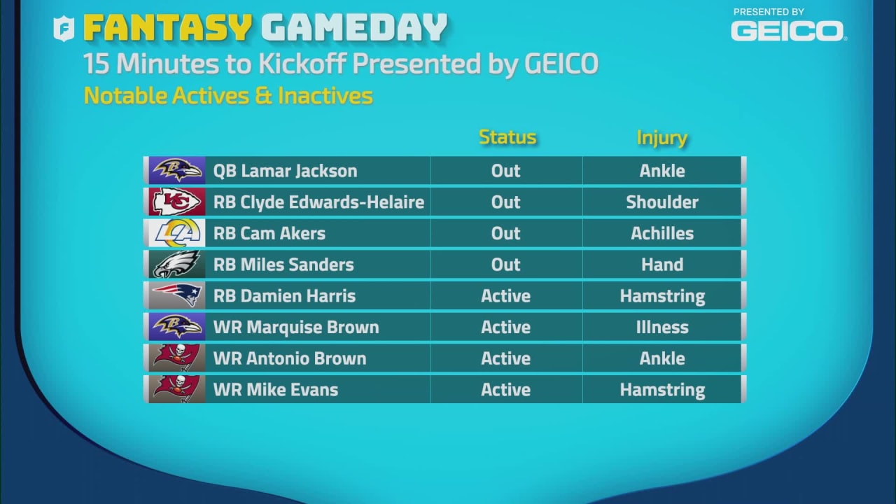 Week 17 15 Minutes to Kickoff presented by Geico NFL Fantasy GameDay