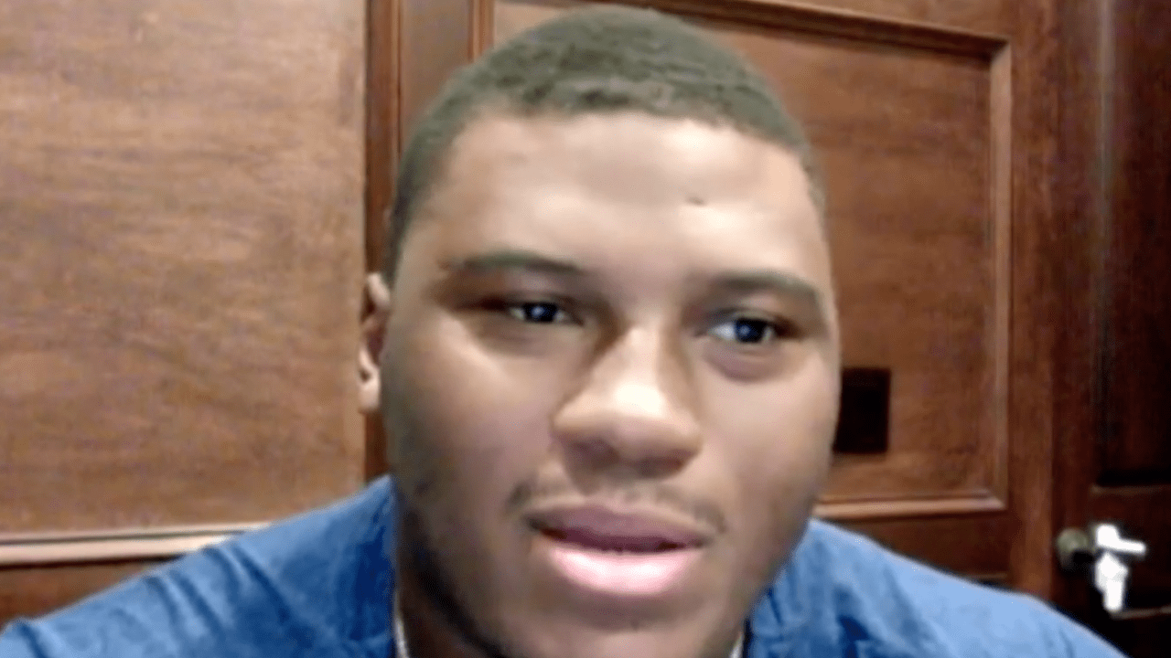 Defensive tackle Derrick Brown on being named the Carolina Panthers ...