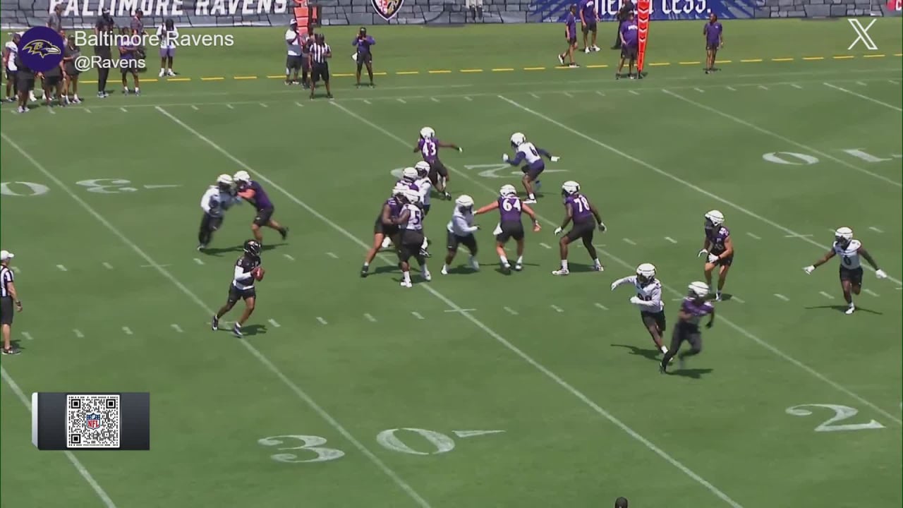 Quarterback Lamar Jackson lasers pinpoint touchdown pass to wide ...