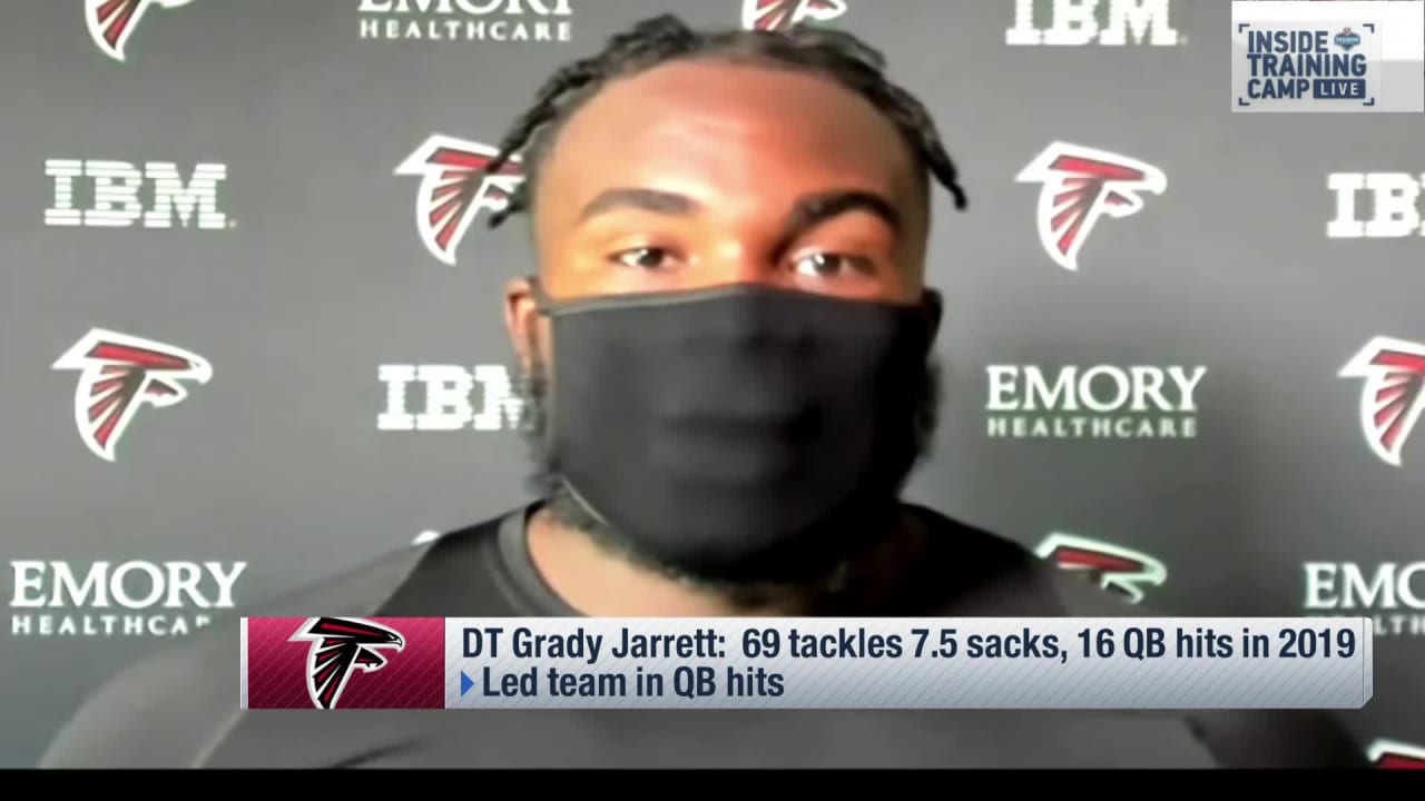 Atlanta Falcons defensive tackle Grady Jarrett discusses keeping late ...