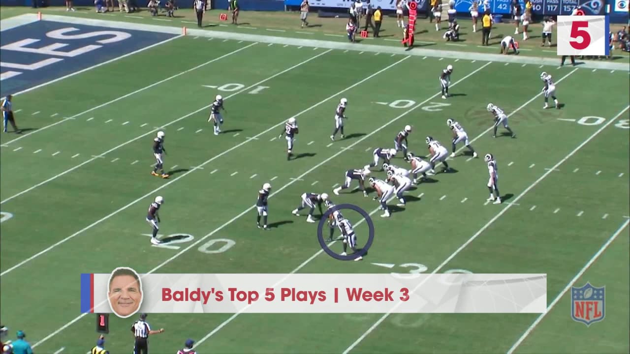 Top 5 Plays in Week 3 | Baldy's Breakdowns