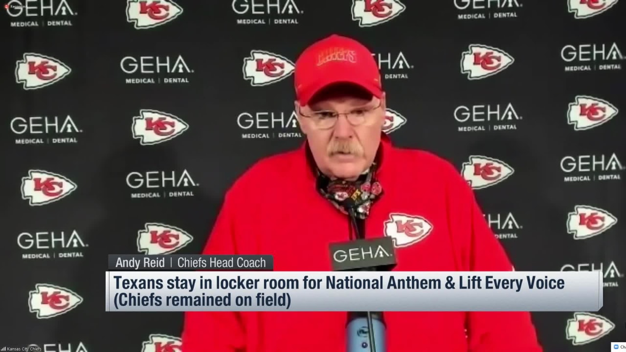 Kansas City head coach Andy Reid on Houston Texans-Chiefs pregame ...