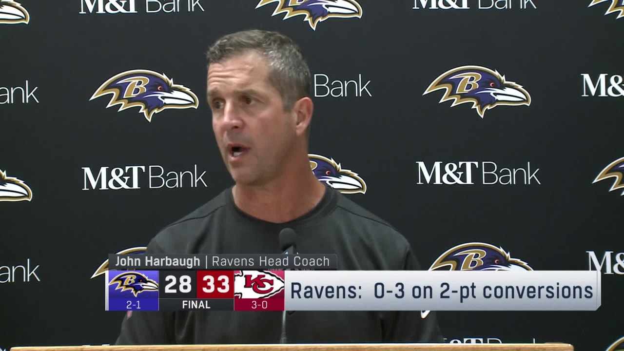 John Harbaugh explains why he attempted two-point conversions so often ...