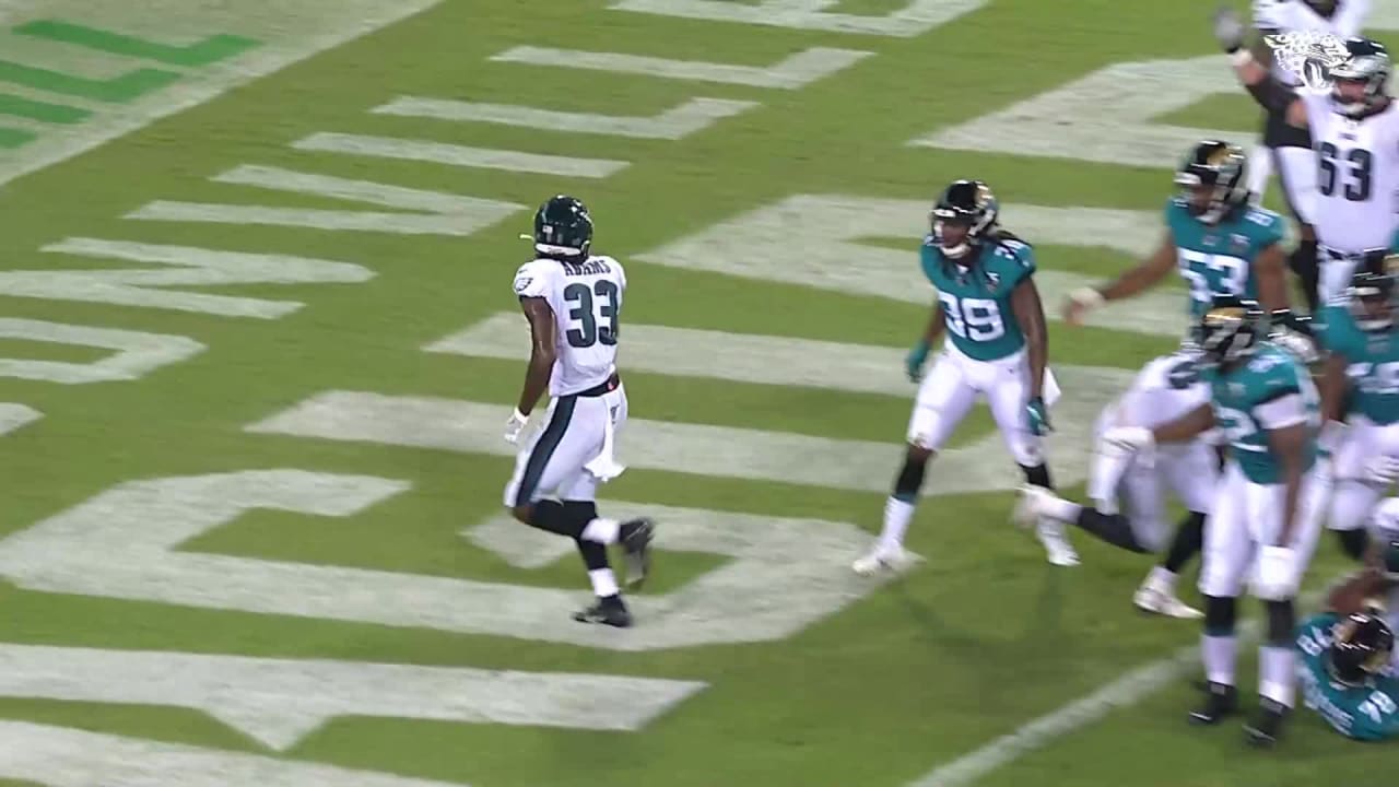 Josh Adams skips over defender for goal-line TD