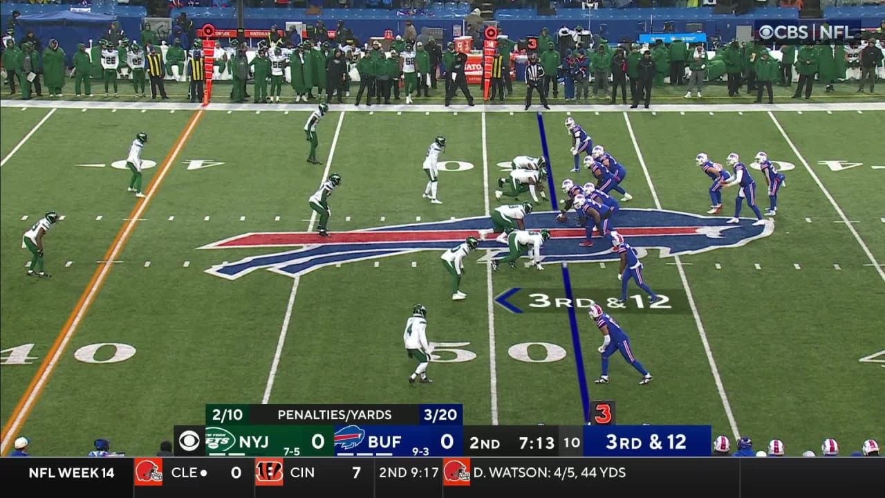 New York Jets defensive tackle Sheldon Rankins envelops Allen for sack ...